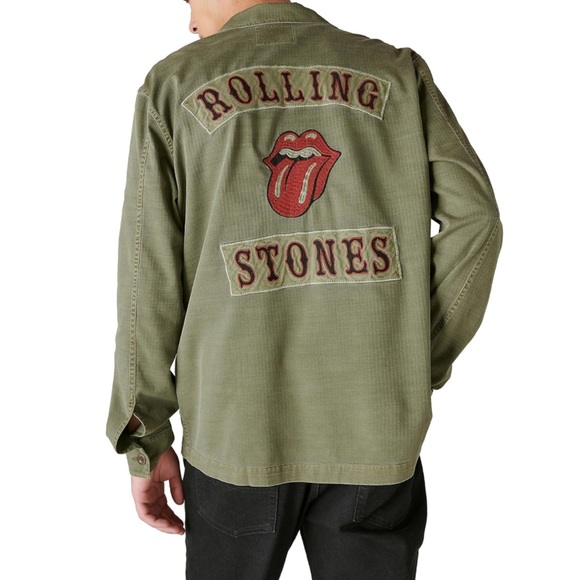 Lucky Brand | Shirts | Nwt Lucky Brand Rolling Stones Button Down Shirt ...